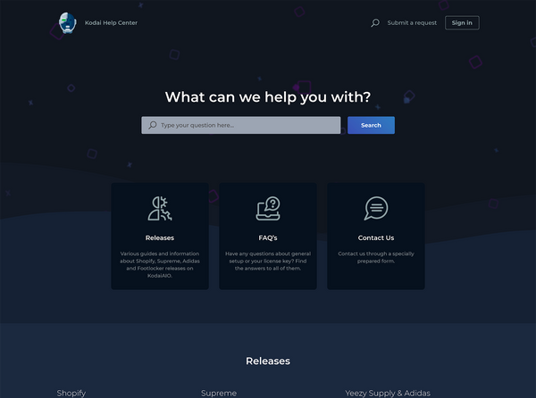 Mink — Zendesk Theme with a Wave Pattern and Custom Blocks