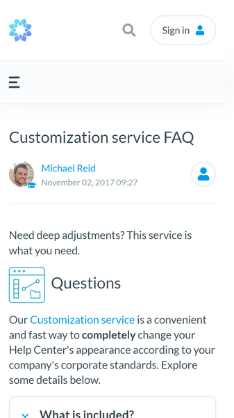 Delta — Zendesk Theme Created for Long Documentation