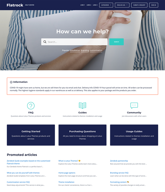 Zendesk Themes | Various Designs and Extended Functionality