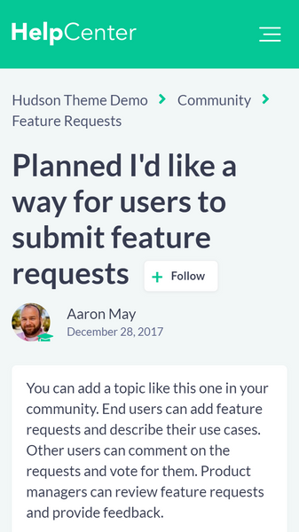 Hudson Theme | Accordion Sections | Lotus Themes for Zendesk
