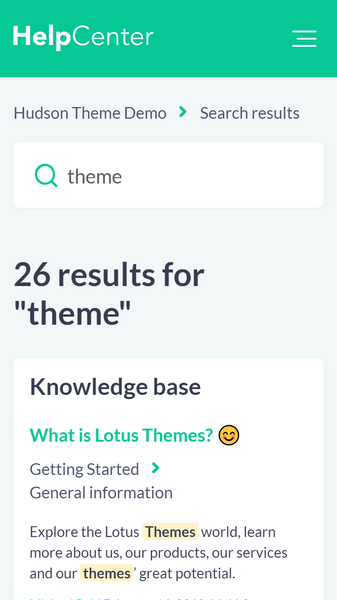 Hudson Theme | Accordion Sections | Lotus Themes for Zendesk
